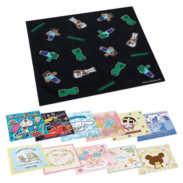 サイズ/約横43×縦43cm内容量/1枚材質/綿100%種類/ＤＲステッカー、カーズ２３、ＣＮうしろうしろ、プリンセス２３、しまじろう２３、しんちゃん２３、アナと雪の女王２３、ミニオン２３、トトロメイといっしょ、ＴＳキラキラ遊園地、くまのが...