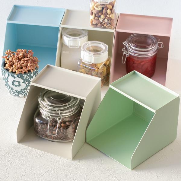 サイズ/約幅14×奥行16×高さ12.8cm重量/約710g内容量/1個材質/本体：スチール（エポキシ樹脂粉体塗装）保護クッション：シリコン種類/ペールグリーン、ペールピンク、クリームホワイト、ペールブルー、グレージュ生産国/中国製●キッチ...