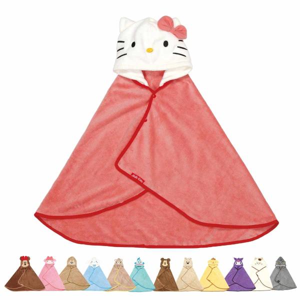 サイズ/約横108×縦92cm内容量/1枚材質/ポリエステル80％、ナイロン20％種類/くまのプーさん、クロミ、ミッキーマウス、ポムポムプリン、ハンギョドン、クマ、ミニーマウス、チップ、ハローキティ、マイメロディ、シナモロール、タマフレンズ...