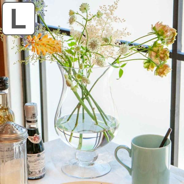 サイズ/約高さ30.5cm直径：約16.5cm内容量/1個材質/ガラス原産国/中国●カジュアルスタイルのワイングラスを大きくしたかのような、ガラスベースです。●キュッと締まったくびれが、さり気なくセクシーで色っぽいデザインです。●中に収めた...