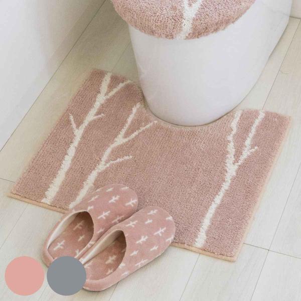 サイズ/約幅60×奥行55×高さ1.6cm内容量/1枚材質/ポリエステル100％種類/ピンク、グレー生産国/中国製洗濯/洗濯機使用可能乾燥機/使用不可滑り止め/加工あり●シンプルでナチュラルな北欧デザインの洗えるトイレマットです。●程よい厚...