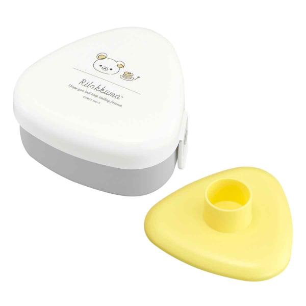 サイズ/約幅10.9×奥行10.6×高さ5.6cm容量/約290ml内容量/1個材質/本体・押し型・蓋：ポリプロピレン生産国/日本製耐熱温度/140度食器洗い乾燥機/使用不可電子レンジ/ふたを外して使用可能●握らずにおにぎりを作れるリラック...