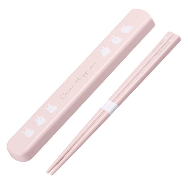 サイズ/約幅20.6×奥行3×高さ1.4cm箸：19.5cm内容量/1個（箸箱、お箸）材質/本体：ABS樹脂蓋：AS樹脂箸：メタクリル樹脂シリコーンパーツ：シリコーンゴム生産国/日本製パーツ別耐熱温度/本体・蓋・箸：100度シリコンパーツ：...