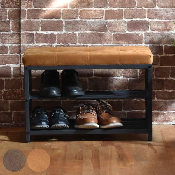 サイズ/約幅61×奥行30.5×高さ42.5cm座面高：約42.5cm内容量/1台材質/座面：ポリエステル100％、4cm厚ウレタンフレーム：スチールパイプ（サンド塗装）種類/ダークブラウン、ライトブラウン生産国/中国製組立状態/お客様組立...