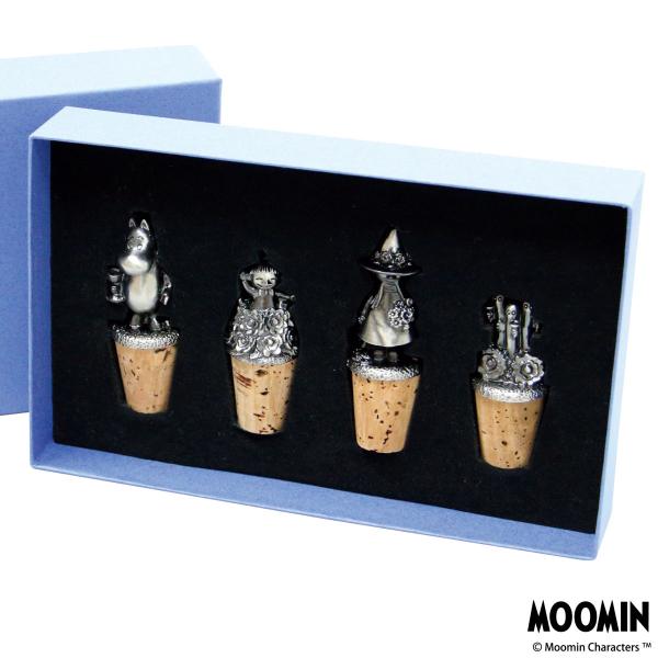 サイズ/約幅17×奥行10.5×高さ3cmムーミン：約直径2.6×高さ7.2cmリトルミイ：約直径2.8×高さ6.5cmスナフキン：約直径2.6×高さ7.8cmニョロニョロ：約直径2.6×高さ6.3cm内容量/4個入り（ムーミン、リトルミイ...