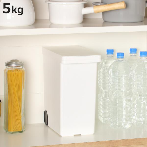 サイズ/約幅16×奥行32.5×高さ32cm重量/約750g容量/約10L計量カップ：約180ml内容量/1台付属品：1合カップ材質/本体・フタ・キャスター：ポリプロピレンストッパー：熱可塑性エラストマー計量カップ：ポリスチレン生産国/日本...