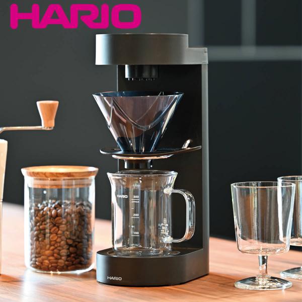 サイズ/約幅11.7×奥行19×高さ31.5cm重量/約1.9kg容量/約300ml（1〜2杯用）内容量/1台材質/本体：ポリプロピレン、鉄、アクリル樹脂、シリコーンゴム、PBT-GF30ドリッパー：AS樹脂、ポリプロピレンサーバー：耐熱ガ...
