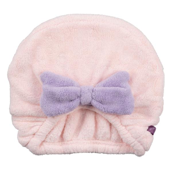 サイズ/約幅23×奥行24×高さ4cm頭囲：45〜84cm重量/約60g内容量/1個材質/ポリエステル、ナイロンカラー/ピンク●ふわもこのマイクロファイバーが髪の毛の水分をしっかり吸水するヘアキャップです。●頭にしっかりフィットしてずれにく...