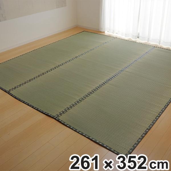 サイズ/261×352cm内容量/1枚材質/い草ヘリ：ポリプロピレン、ポリエチレン生産国/日本製洗濯/不可乾燥機/使用不可滑り止め/加工なし●畳をきれいな状態に保つ上敷き●純国産のい草●い草で快適なお部屋作り●敷き詰めやすい　261×352...