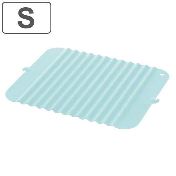 サイズ/約幅31.9×奥行26.9×高さ0.6cm内容量/1枚材質/シリコーンゴム生産国/中国製耐熱温度/200度●使った後は立てて乾かせる、シリコーン製のシンクマットです。●波形が熱やキズからシンクを守ります。●熱い鍋やフライパンが置けま...