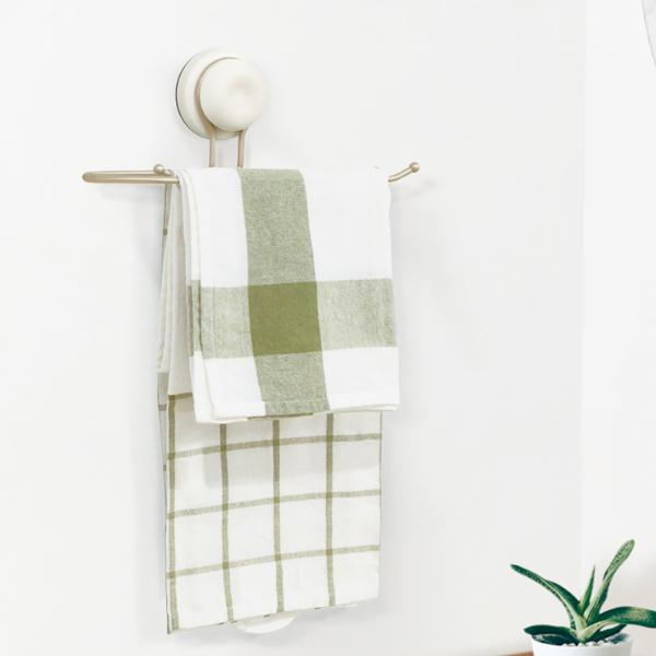 サイズ/約幅24×奥行10×高さ9.4cm重量/約210g内容量/1個材質/金属部：ステンレス（粉体塗装）つまみ：ABS樹脂吸盤：ゴム、ナイロン生産国/中国製耐荷重/1本あたり：約150g●しっかり貼り付く強力吸盤●サッと手に取れる収納　M...