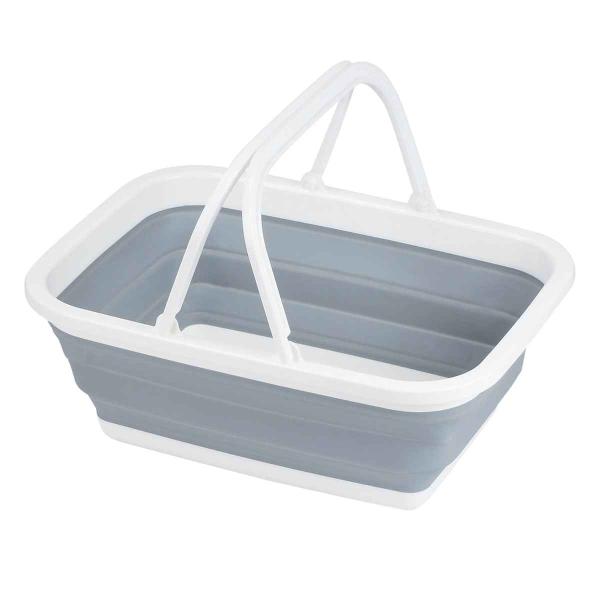 サイズ/使用時：約幅38.5×奥行28.5×高さ16cm収納時：約幅38.5×奥行28.5×高さ6.5cm内容量/1個材質/ポリプロピレン・熱可塑性エラストマー原産国/中国耐熱温度/60度耐冷温度/-20度●毎日使うキッチンをトータルサポー...