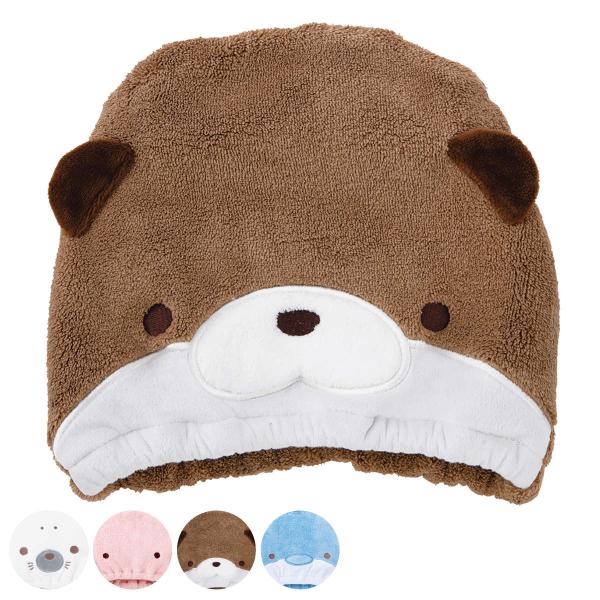 サイズ/平置きの状態：約横22×縦20cm内容量/1枚材質/ポリエステル85％、ナイロン15％種類/アザラシ、ウーパー、カワウソ、イルカ生産国/中国製●ふんわりやわらかな吸水速乾タオルです。●お肌に優しいふわふわな肌触りです。●お風呂上がり...