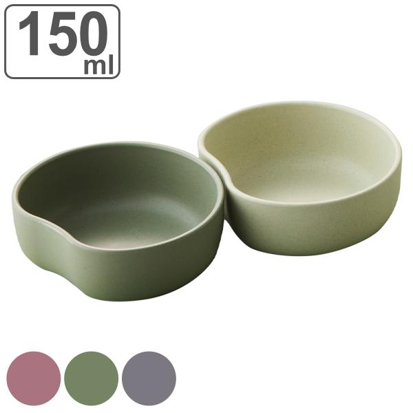 サイズ/約幅9×奥行8.1×高さ4.5cm※1個あたりのサイズ・重量重量/約43g容量/約150ml内容量/2個入材質/TAK-REM（竹粉配合抗菌樹脂）種類/ピンク、グリーン、グレー生産国/日本製耐熱温度/140度耐冷温度/-40度食器洗...