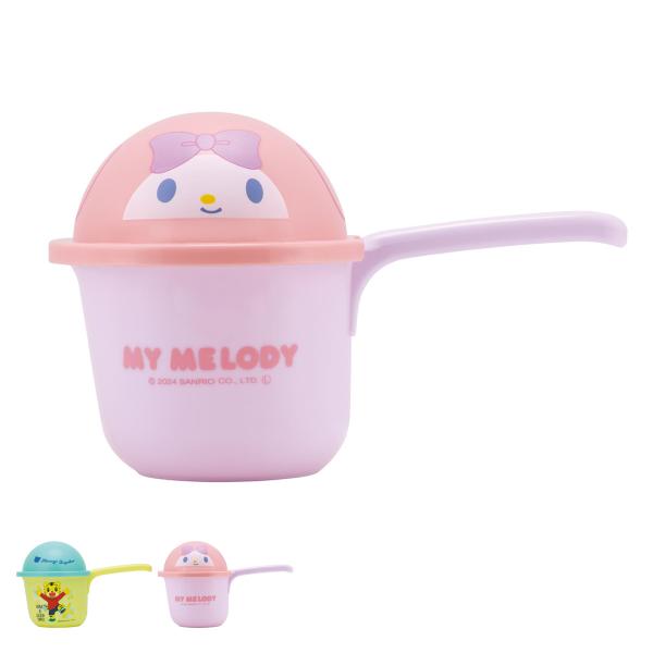 サイズ/約幅14.2×奥行26×高さ16.3cm（持ち手含む）内容量/1個材質/本体：ポリプロピレン蓋：ABS樹脂種類/しまじろう、マイメロディ生産国/中国製●可愛いキャラクターが描かれたお湯かけジョーロです。●穴が開いている蓋からジョーロ...