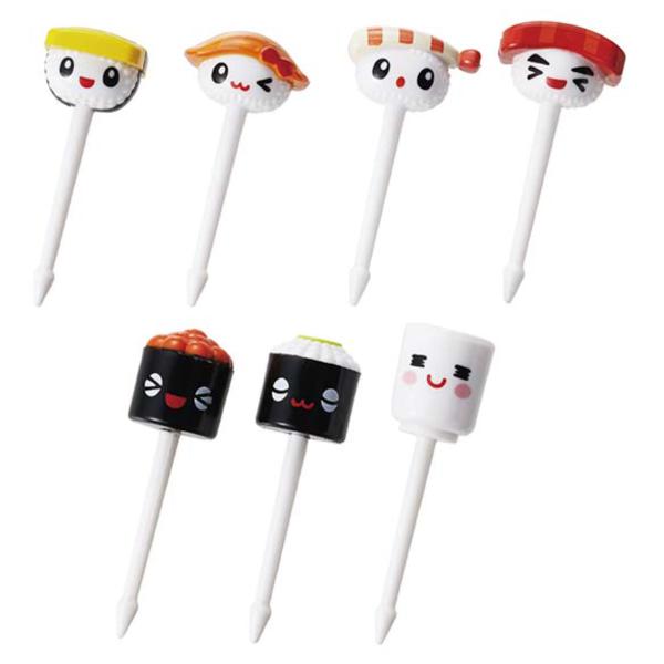 サイズ/たまご：約幅1.4×奥行1.7×高さ4.0cmサーモン：約幅1.9×奥行1.4×高さ4.1cmエビ：約幅2.0×奥行1.3×高さ4.0cmマグロ：約幅1.8×奥行1.3×高さ4.1cmイクラ：約幅1.2×奥行1.3×高さ4.4cmか...