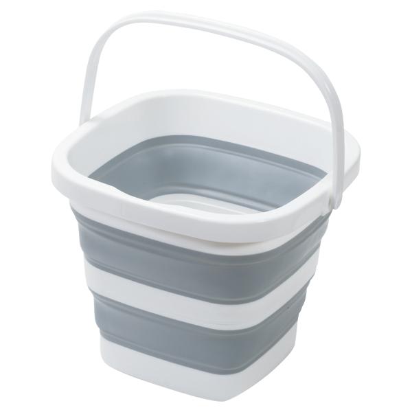 サイズ/使用時：幅26.5×奥行27.5×高さ20.5cm収納時：幅26.5×奥行27.5×高さ5.5cm重量/約0.4kg内容量/1個材質/ポリプロピレン、熱可塑性エラストマー生産国/中国製パーツ別耐熱温度/60耐冷温度/-20度●折りた...