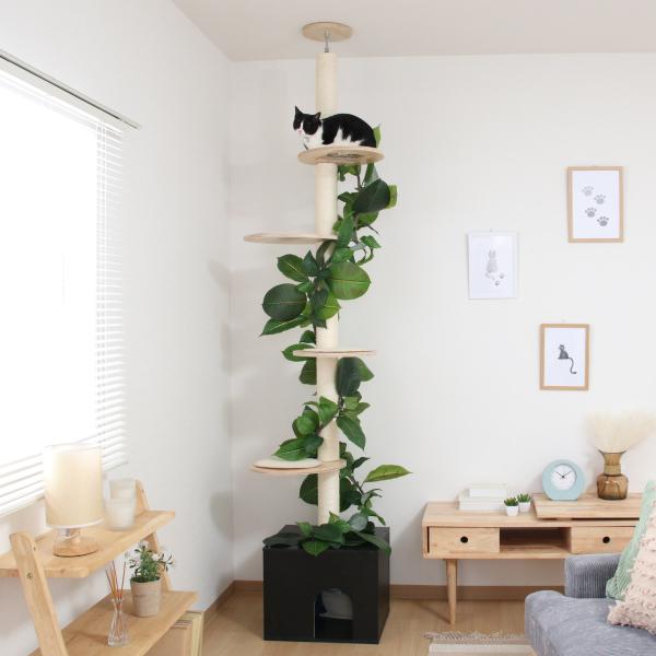 サイズ/約幅45×奥行40×高さ240〜260cm土台：約幅45×奥行40×高さ36.5cmステップボード：約幅40×奥行32×高さ1.5cm天井突っ張り板直径：約20cm丸カーペット直径：約27cm重量/約15.5kg内容量/1台材質/パ...