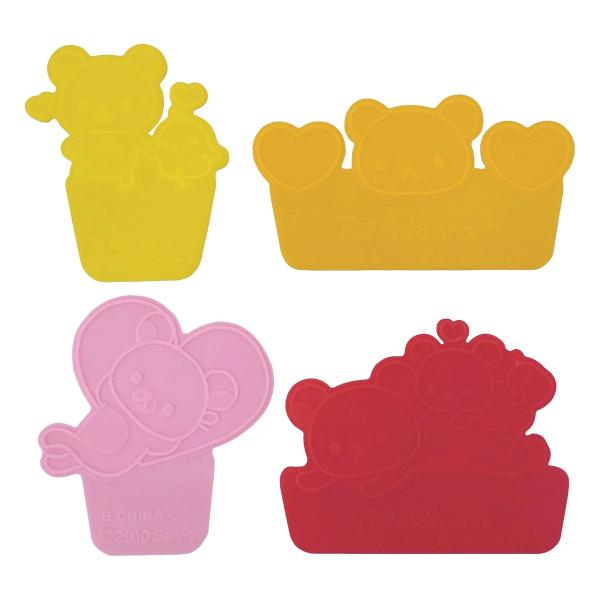 サイズ/内容量/4枚入材質/シリコンゴム食器洗い乾燥機/使用可能電子レンジ/使用可能オーブン/使用可能●小さなお子さまに大人気のリラックマのシリコンバランです。●高めの仕切りでおかずに埋もれません。●やわらかいシリコンなので折り曲がっても戻...