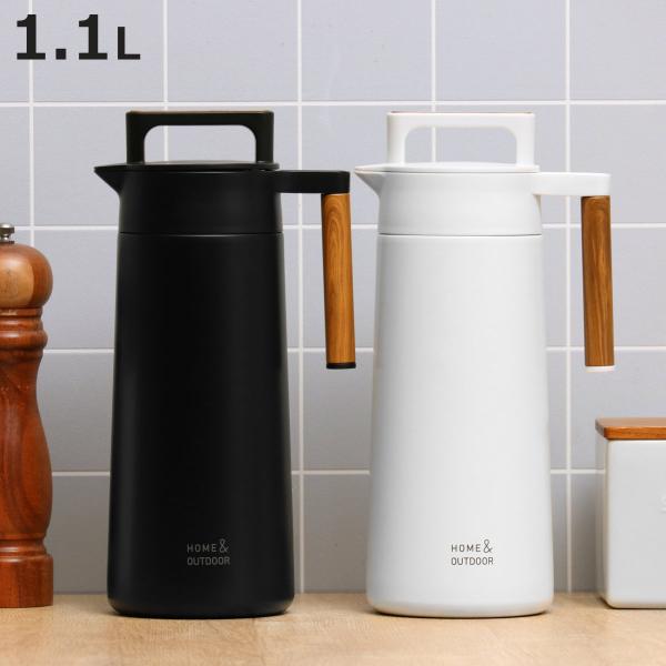 サイズ/約幅15×奥行10.5×高さ28.5cm重量/約681g容量/約1.1L内容量/1個材質/本体内側：18-8ステンレス鋼本体外側：ステンレス鋼(アクリル樹脂塗装)口がね・ハンドル：ポリプロピレンふた栓本体：ポリプロピレンふた栓金属部...