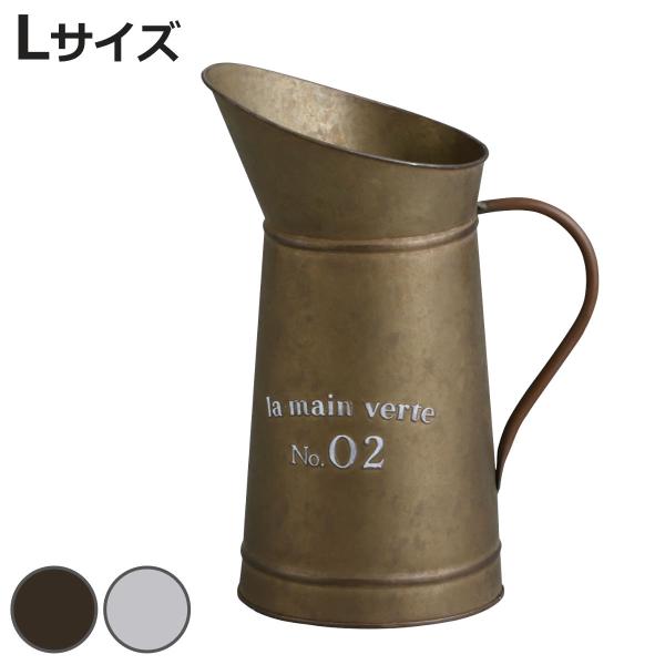 サイズ/約幅22×奥行15×高さ30cm内容量/1個材質/アイアン、ブリキ種類/アイアン、ホワイト生産国/中国製●エンボス加工が施されたブリキのインテリアポットです。●中にドライフラワーやフェイクグリーンを入れて、気軽に使えます。●アンティ...