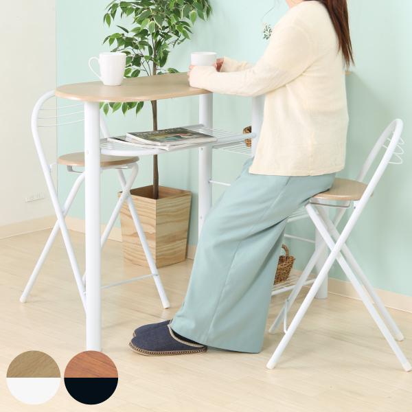 サイズ/テーブル：約幅120×奥行40×高さ87.5cmチェア：約幅38.5×奥行47×高さ79.5cm座面高：45cm内容量/テーブル1台チェア2脚材質/テーブル天板・チェア座面：ＭＤＦテーブルフレーム・チェアフレーム：鋼種類/ホワイト、...