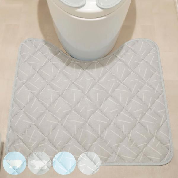 サイズ/約横60×縦50cm内容量/1枚材質/表生地：ナイロン100％中材：ポリエステル100％種類/シロクマブルー、シロクマグレー、スプレーブルー、スプレーグレー生産国/中国製洗濯/洗濯機使用可能（ドラム式不可）乾燥機/使用不可滑り止め/...