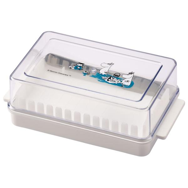 サイズ/約幅16.5×奥行9.5×高さ5.7cm内容量/1個付属品：先割れナイフ材質/フタ：AS樹脂本体、トレー：ポリプロピレン先割れナイフ：18-8ステンレスカラー/ムーミン生産国/日本製パーツ別耐熱温度/本体、トレー：140度、フタ：8...