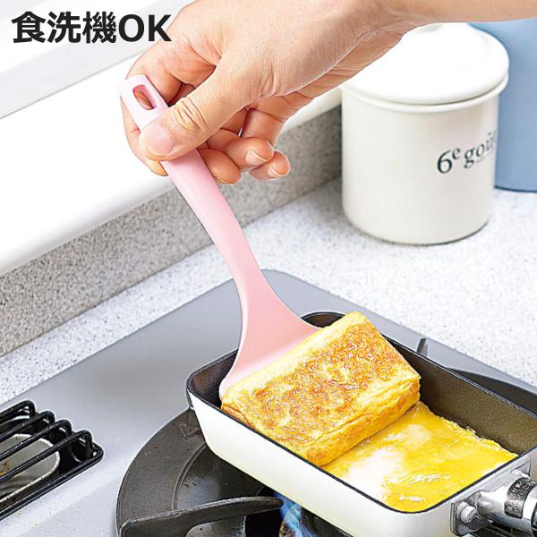 サイズ/約幅8×奥行4.5×高さ17.5cm重量/約28g内容量/1個材質/ナイロン生産国/日本製耐熱温度/140度食器洗い乾燥機/使用可能●きれいな玉子焼きがコツ要らずで作れる玉子焼きターナーです。●玉子が返しやすいよう、ハンドルが短めに...