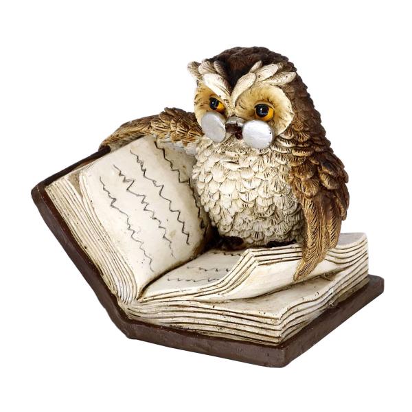 サイズ/約幅9×奥行8×高さ8.5cm材質/レジン●幸せを招く鳥、フクロウのオーナメントです。●フクロウは、「福が来る」、「不苦労」などと縁起物として親しまれている鳥です。●素材はレジンなので軽く、どこにでも気軽に飾る事が出来ます。玄関 エ...