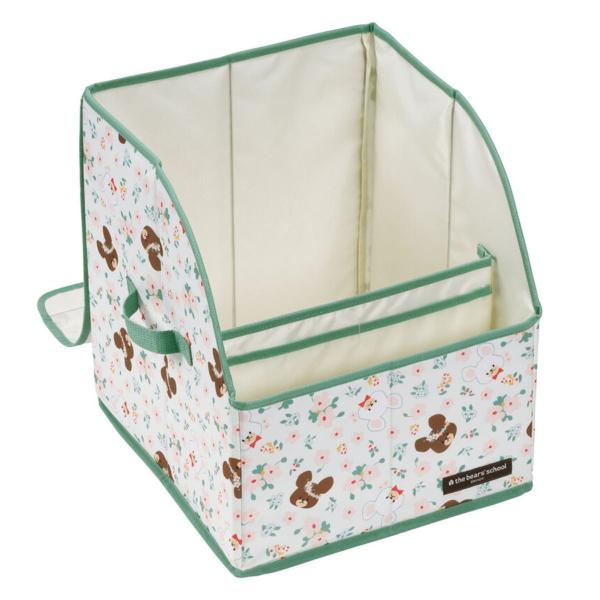 サイズ/約幅34×奥行38×高さ39cm内容量/1個材質/本体・仕切り：ポリエステルパイピング：ポリプロピレン中材：紙板生産国/中国製●ランドセルや学校の持ち物をスッキリ整頓できます。●取り外し可能な仕切付きです。●目かくしやケース内のホコ...