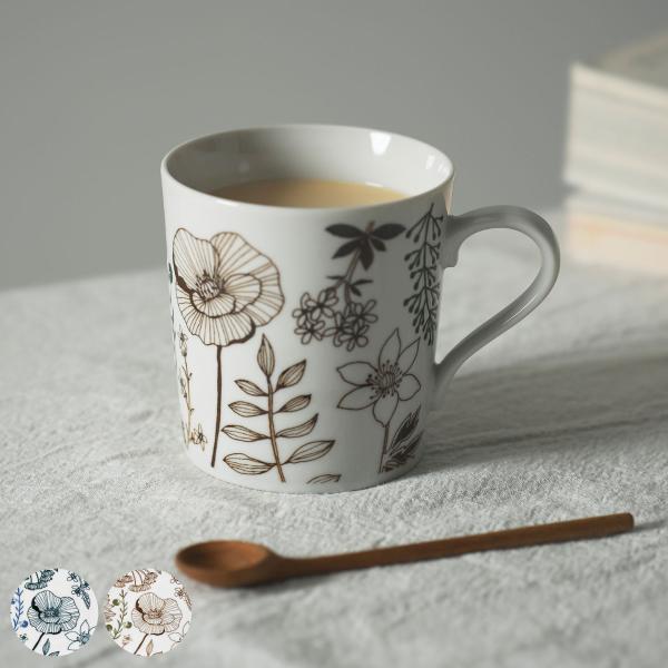 サイズ/約高さ8.9cm直径：約8.5cm重量/約210g容量/約340ml内容量/1個材質/磁器（美濃焼）種類/黒、茶生産国/日本製食器洗い乾燥機/使用可能電子レンジ/使用可能●毎日の暮らしに彩りを添えてくれる花柄の器です。●使う・洗う・...