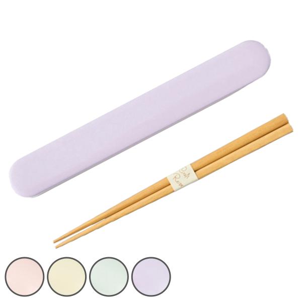 サイズ/約幅19.8×奥行2.7×高さ1.4cmお箸：約18cm重量/約50g内容量/1個（お箸・箸箱）材質/箸箱（本体）：ABS樹脂箸箱（蓋）：ABS樹脂・ウレタン塗装（BPA＆LEAD FREE）お箸：木種類/ピンク、アイボリー、グリー...