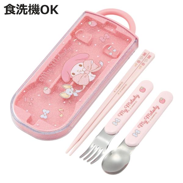 サイズ/約幅19.8×奥行7.6×高さ1.7cmお箸：約長さ16.5cmスプーン・フォーク：約長さ13cm重量/約150g内容量/1個（お箸、スプーン、フォーク、ケース、名前シール）材質/ケース蓋・お箸：AS樹脂ケース本体：ポリプロピレンス...