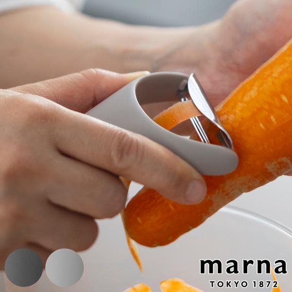 サイズ/約幅10.8×奥行6×高さ3.1cm重量/約25g内容量/1個材質/ABS樹脂、ステンレス鋼種類/ダークグレー、グレー生産国/中国製耐熱温度/70度食器洗い乾燥機/使用不可●手に馴染んで動かしやすく、芽取りもスムーズにできるピーラー...