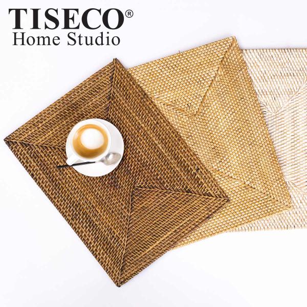 サイズ/約横40×縦30cm内容量/1枚材質/ラタン種類/BROWN、Natural、WHITE生産国/インドネシア製●耐久性のある手編みの籐(ラタン)で作られたランチョンマットです。●天然素材ならでは質感がテーブルコーディネートを素敵に演...