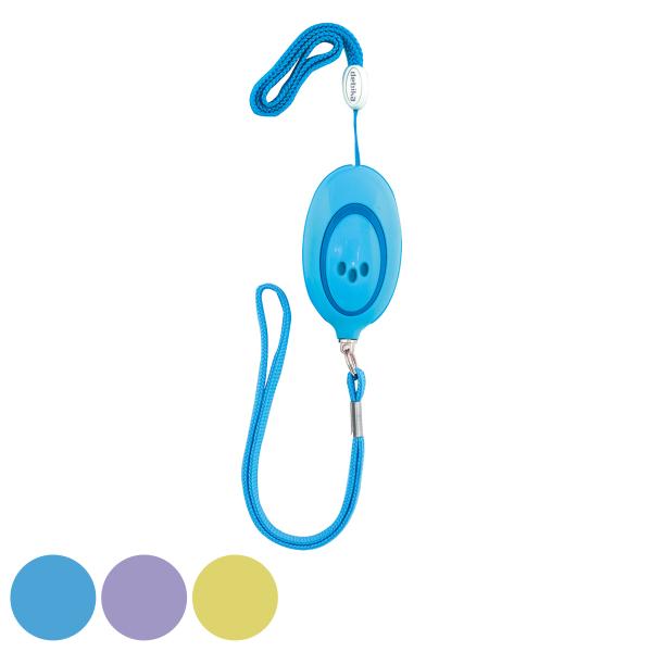 サイズ/約幅3×奥行2×高さ5.8cm※ストラップ除く重量/約30g内容量/1個材質/本体：ABSストラップ：ナイロン種類/ブルー、イエロー、パープル生産国/中国製●超軽量の防犯ブザーです。●大音量ブザー音（約85dB／1m離れた位置で計測...