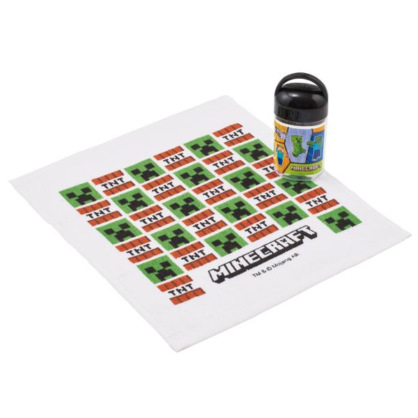 サイズ/おしぼり：約横28×縦32cmケース：約横5.8×奥行4.4×高さ12.5cm重量/約65g内容量/1個（ケース、おしぼり、名前シール）材質/ケース：AS樹脂おしぼり：綿100％生産国/中国製生産国補足/おしぼりケース:日本製耐熱温...