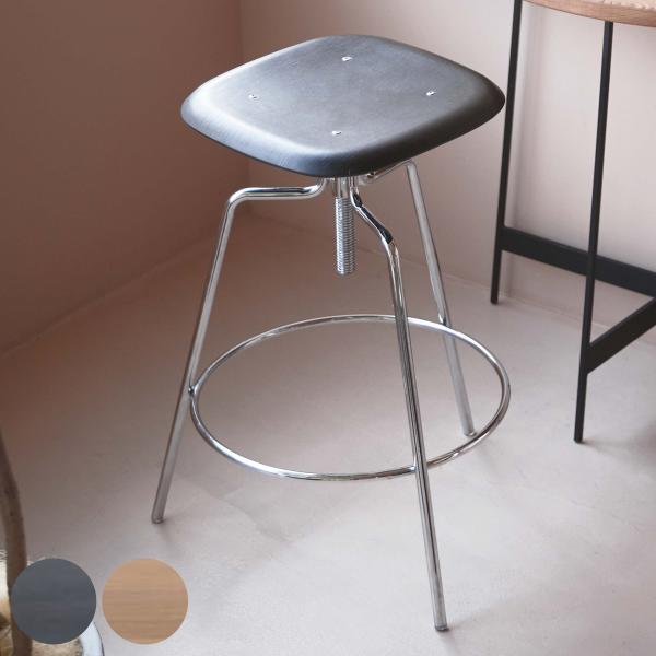 サイズ/幅50×奥行50×高さ65〜75cm重量/約4.5kg内容量/1脚材質/天然木化粧合板（オーク）、 ラッカー塗装 、スチール（クロムメッキ）種類/ブラック、ナチュラル生産国/中国製座面耐荷重/約80kg組立状態/完成品梱包サイズ/幅...