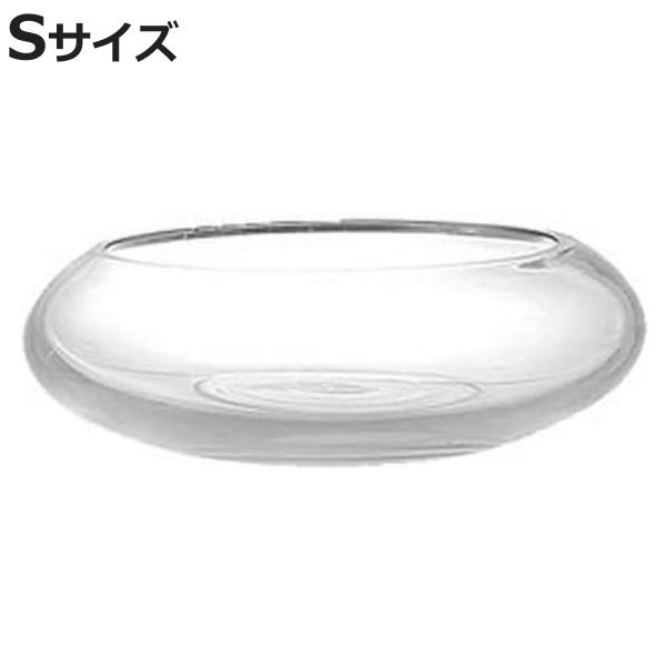 サイズ/約高さ7cm直径：約20cm内容量/1個材質/ガラス生産国/中国製●空間を彩る無色透明のフラットベース Sサイズです。●植物の表情を引き出しながら雰囲気のあるインテリアとしてお部屋を彩ります。●ショップ等ののディスプレイとしても様々...