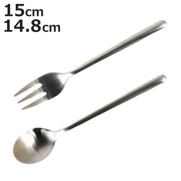 サイズ/【デザートフォーク】長さ：約15cm【デザートスプーン】長さ：約14.8cm内容量/1本成分/18-8ステンレス種類/フォーク、スプーン生産国/中国製食器洗い乾燥機/使用不可●SVELTE（スヴェルト）シリーズのシルバーのカトラリー...