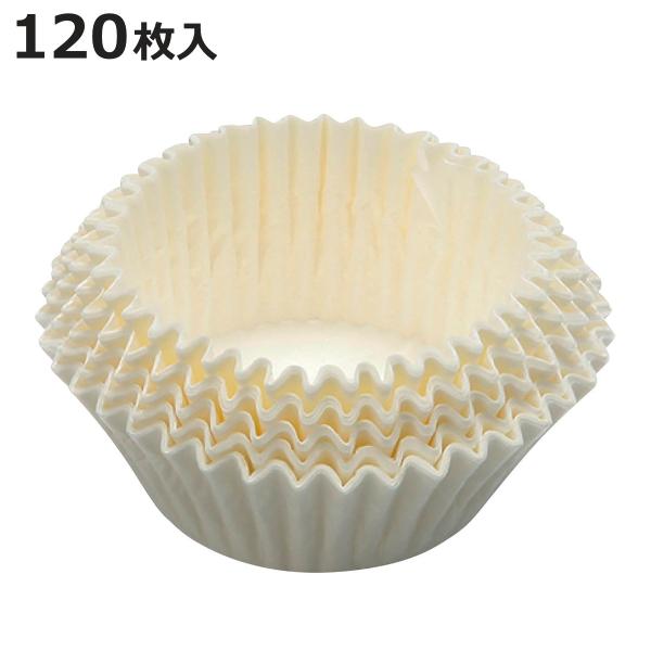 サイズ/約高さ3.2cm直径：約8cm内容量/120枚入り材質/グラシン紙生産国/日本製●直径約8cmのケーキカップです。●火の当たりを柔らかくし、型はずしも簡単にできます。●大容量の120枚入りです。蒸しパン グラシン紙 おやつ作り 製菓...