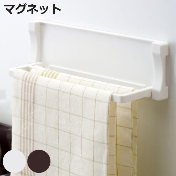 サイズ/約幅27.7×奥行7.9×高さ8.2cm内容量/1個材質/ABS樹脂、マグネットシート種類/ホワイト、ブラウン耐荷重/1本につき約300g●マグネットでひっつき、スッキリ収納できるタオルかけです。●心地よく使える場所や高さに取り付け...