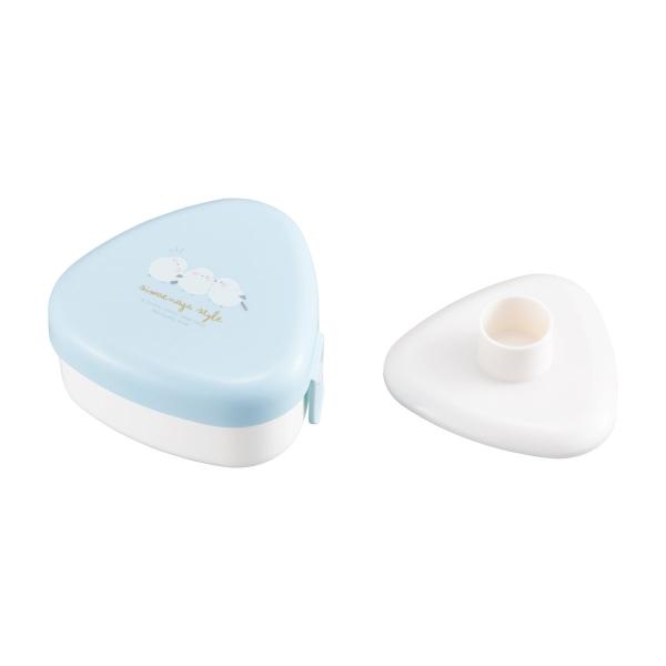 サイズ/約幅10.9×奥行10.6×高さ5.6cm容量/約290ml内容量/1個材質/ポリプロピレン生産国/日本製食器洗い乾燥機/使用不可電子レンジ/ふたを外して使用可能●大人気！シマエナガのランチシリーズのおにぎりケースです。●握らず簡単...