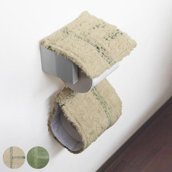 サイズ/約横17×縦30.5cm厚さ：約0.5cm内容量/1組材質/ポリエステル100％種類/アイボリー、グリーン生産国/中国製洗濯/洗濯機使用可能（ドラム式不可）●無駄をそぎ落としたシンプルなデザインが魅力のペーパーホルダーカバーです。●...