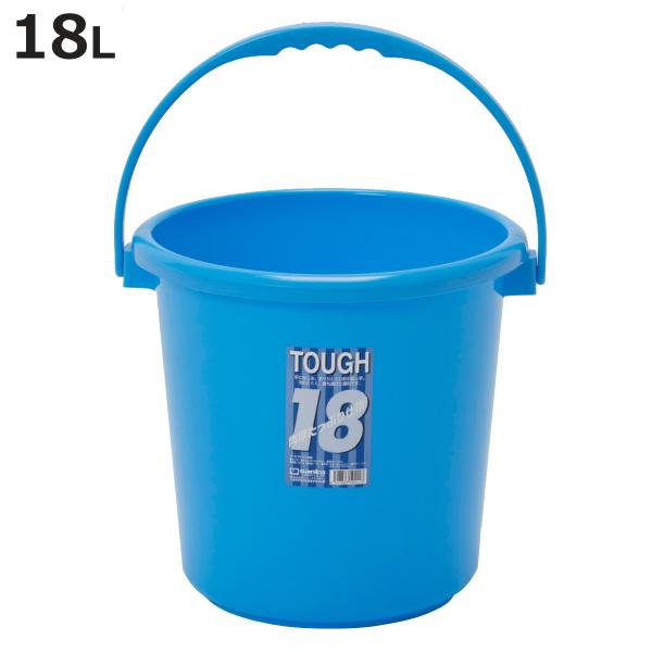 サイズ/約高さ31.9cm直径：約33.6cm重量/約875g容量/約18L内容量/1個材質/本体：ポリエチレン持手：ポリプロピレン●肉厚たっぷりなのでハードな使用にも耐える丈夫なバケツです。●取っ手は手になじみ、滑りにくい形状になっていま...