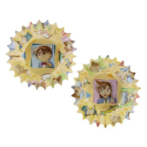 サイズ/約幅6.3×奥行6.3×高さ2.5cm底：約3.8×3.8cm重量/約22.2g内容量/30枚入材質/PET樹脂フィルム＋紙生産国/日本製電子レンジ/使用可能●幅広い世代に人気の「名探偵コナン」のお弁当カップです。●電子レンジに対応...