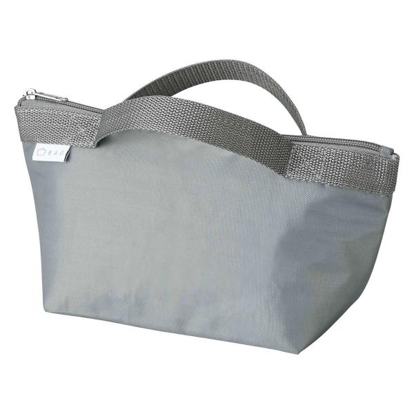 サイズ/約幅28×奥行11×高さ15cm内容量/1個材質/本体・タグ：ポリエステル持ち手：ポリプロピレン内側：アルミフィルム生産国/中国製生産国補足/中国製もしくはカンボジア製（指定はお受けできかねます）洗濯/洗濯機使用可能●コンパクトなサ...