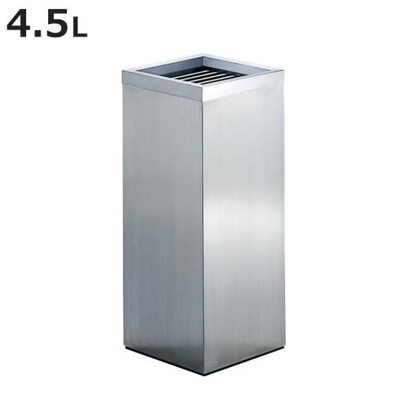 サイズ/約幅25×奥行25×高さ60cm受皿：約直径22.8×高さ12cm重量/約12.4kg容量/約4.5L内容量/1台材質/ステンレスヘアライン仕上生産国/日本製●サビに強く清潔感のあるステンレス製の灰皿です。●容量4.5Lサイズです。...