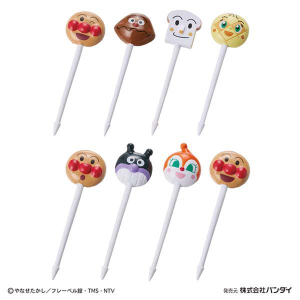 サイズ/アンパンマン：約幅1.6×奥行0.6×高さ5.5cm／カレーパンマン：約幅1.8×奥行0.5×高さ5.5cm／しょくぱんまん：約幅1.5×奥行0.4×高さ5.5cm／ばいきんまん：約幅1.5×奥行0.5×高さ5.8cm／ドキンちゃん...